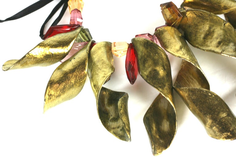 Lanvin Massive Coiled Runway Collar For Sale at 1stDibs