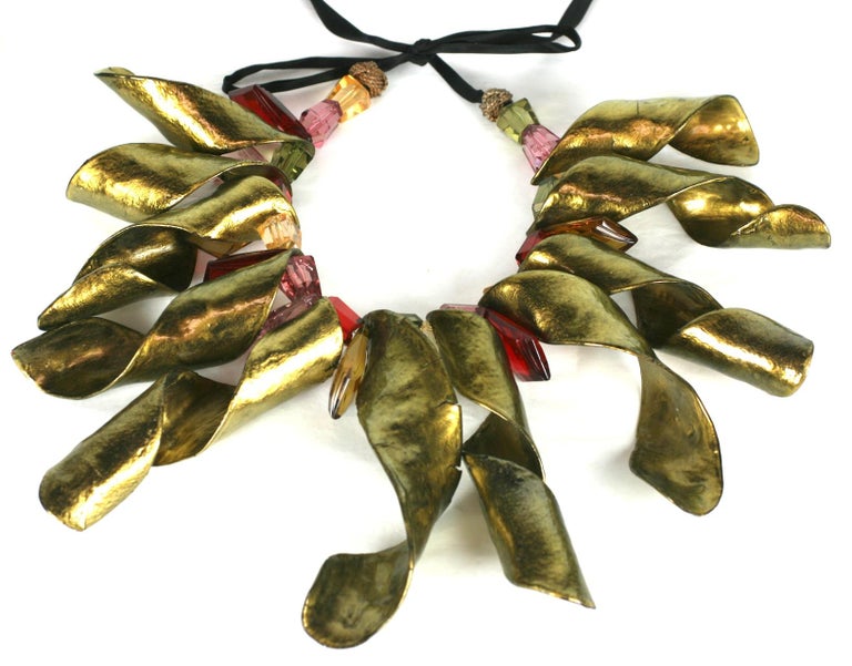 Lanvin Massive Coiled Runway Collar For Sale at 1stDibs
