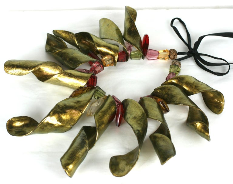 Lanvin Massive Coiled Runway Collar For Sale at 1stDibs