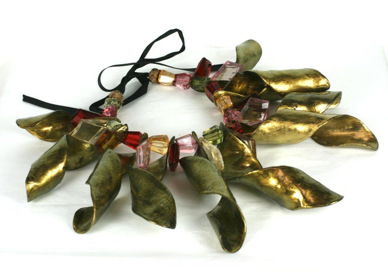 Lanvin Massive Coiled Runway Collar For Sale at 1stDibs