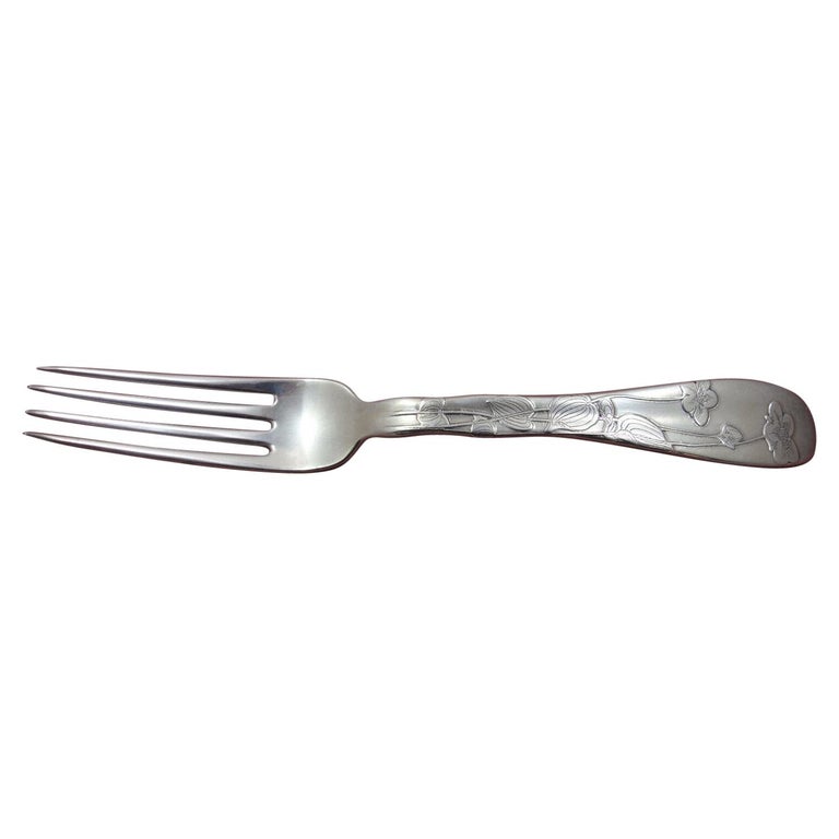Lap over Acid Etched by Tiffany and Co. Sterling Dinner Fork with ...