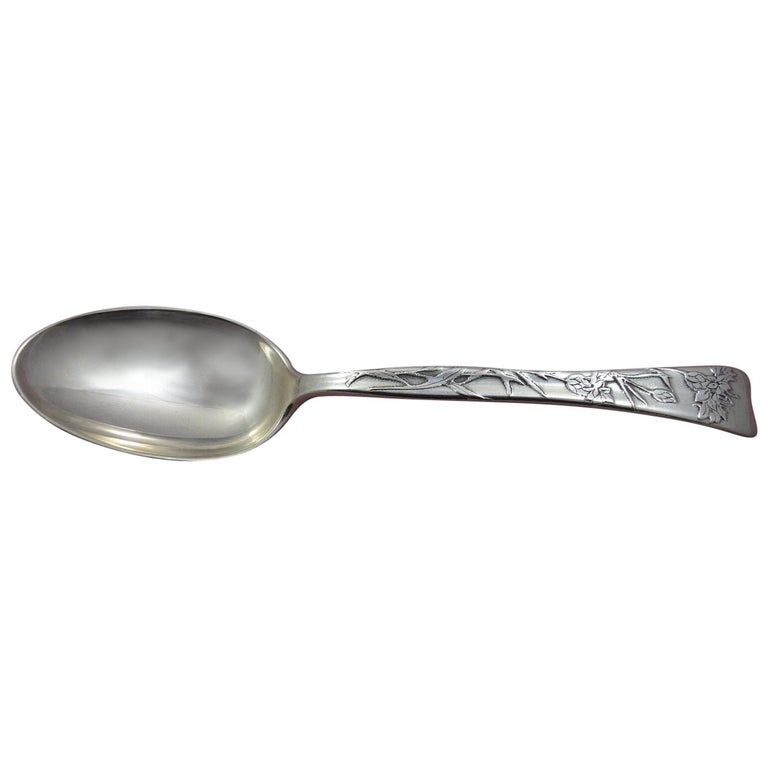 Lap Over Acid Etched by Tiffany Sterling Teaspoon with Ragged Sailor ...