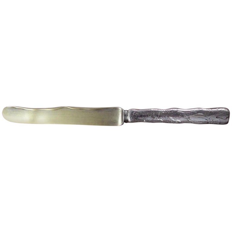 Lap Over Edge Acid Etched by Tiffany and Co Sterling Breakfast Knife ...