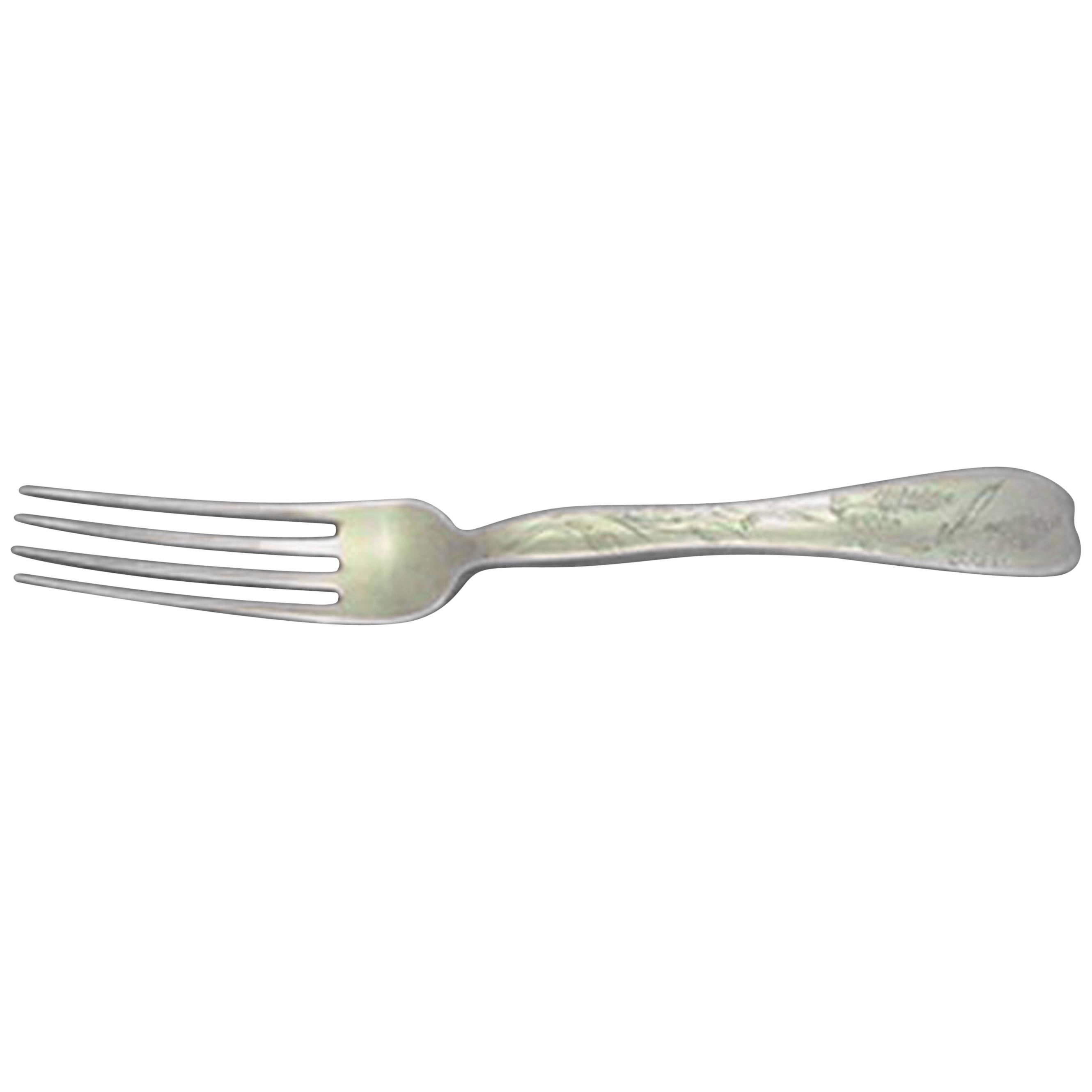 Lap Over Edge Acid Etched by Tiffany and Co. Sterling Regular Fork ...