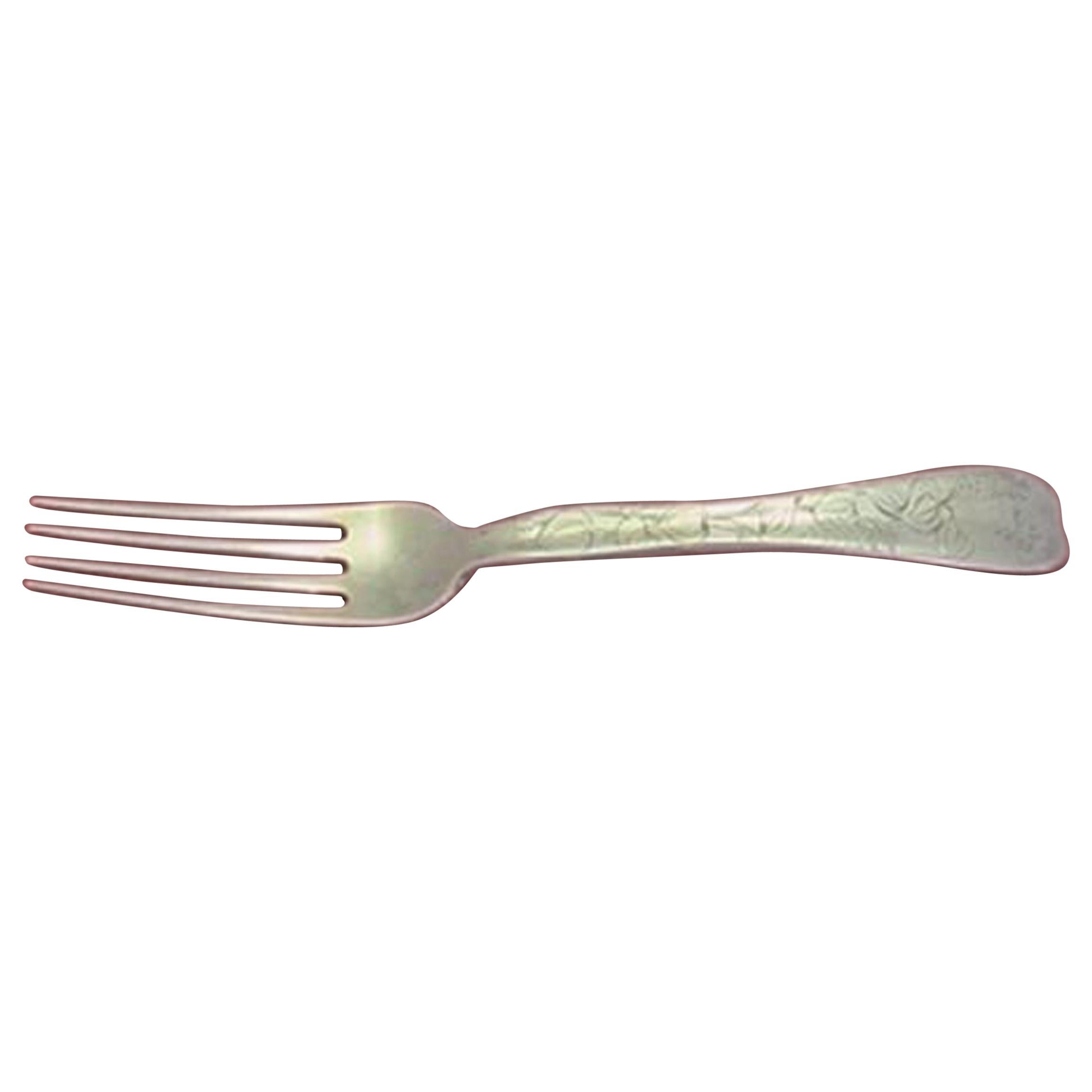 Lap Over Edge Acid Etched by Tiffany and Co. Sterling Regular Fork ...