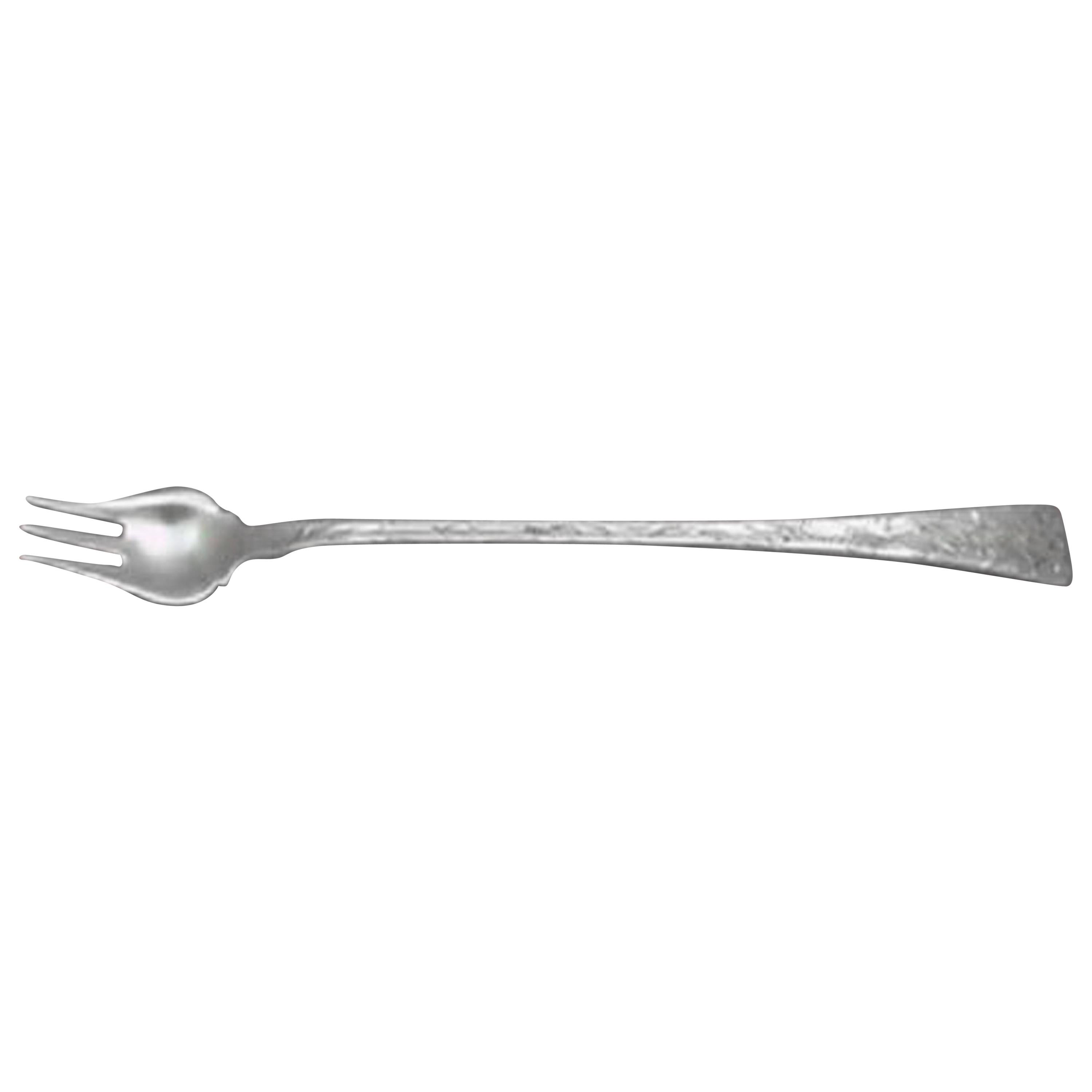 Lap over Edge Acid Etched by Tiffany Sterling Silver Cocktail Fork ...