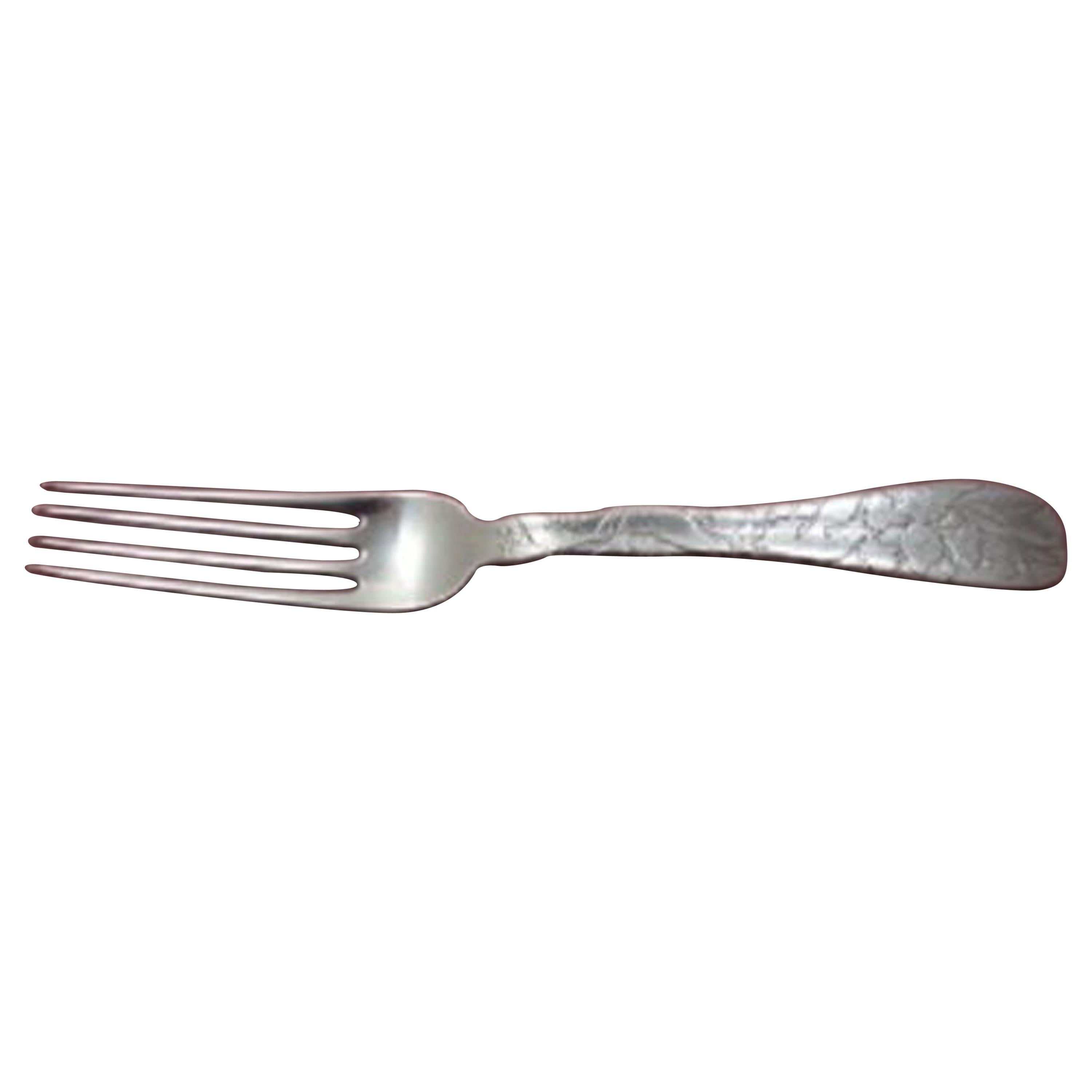 Lap Over Edge Acid Etched by Tiffany Sterling Silver Dinner Fork Sweet ...