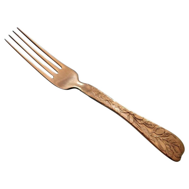 Lap Over Edge Acid Etched by Tiffany Sterling Silver Regular Fork with ...