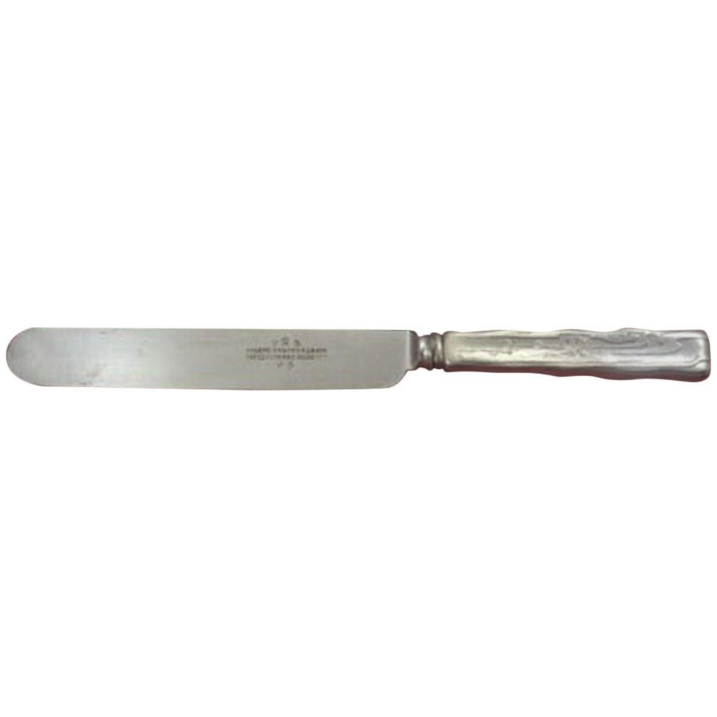 Lap Over Edge Acid Etched by Tiffany Sterling Silver Dinner Knife w ...