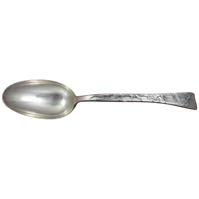 Lap over Edge Acid Etched by Tiffany Sterling Teaspoon with Ragged ...