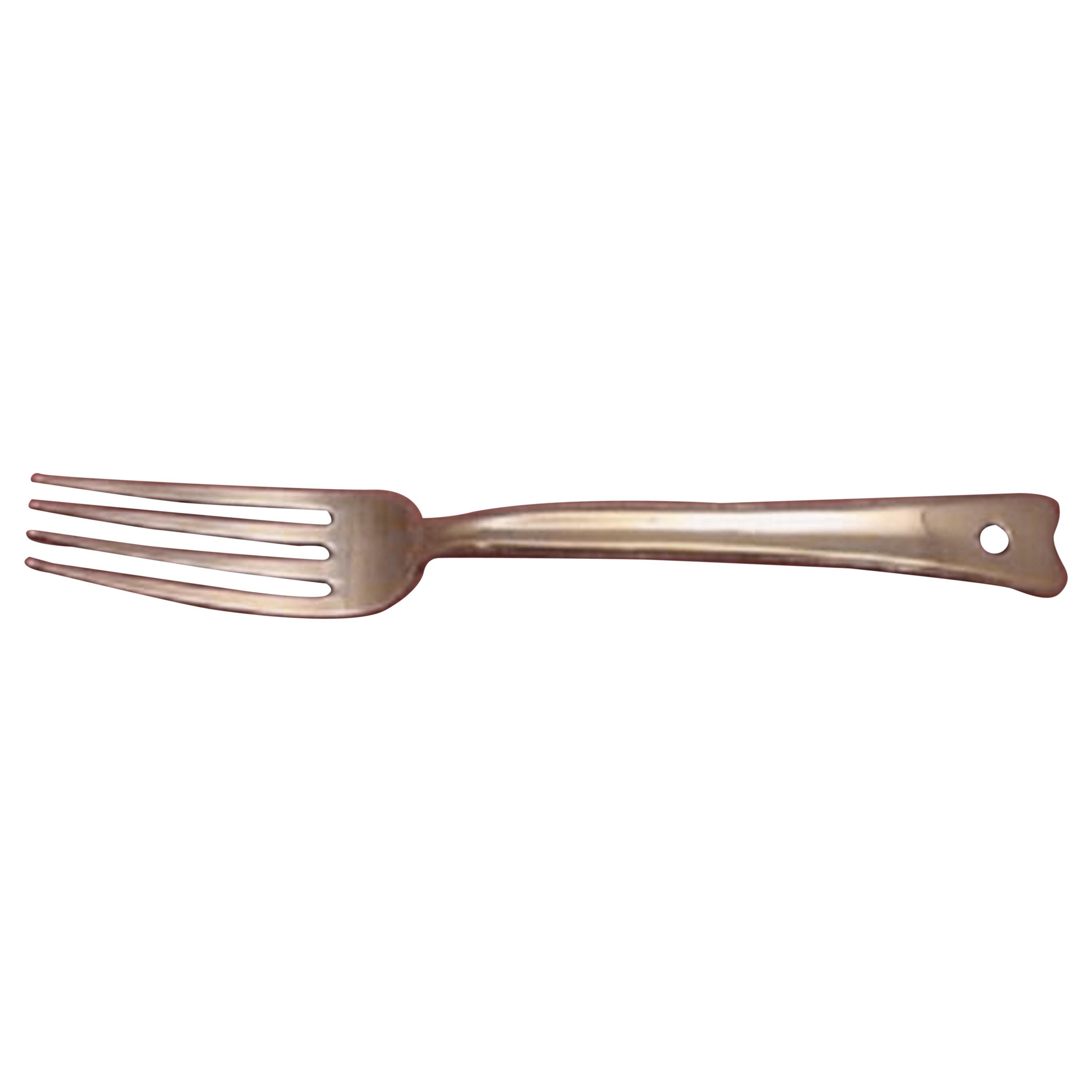 Lap Over Edge Plain by Tiffany Serving Spoon Lap Over Back Rare, Copper ...
