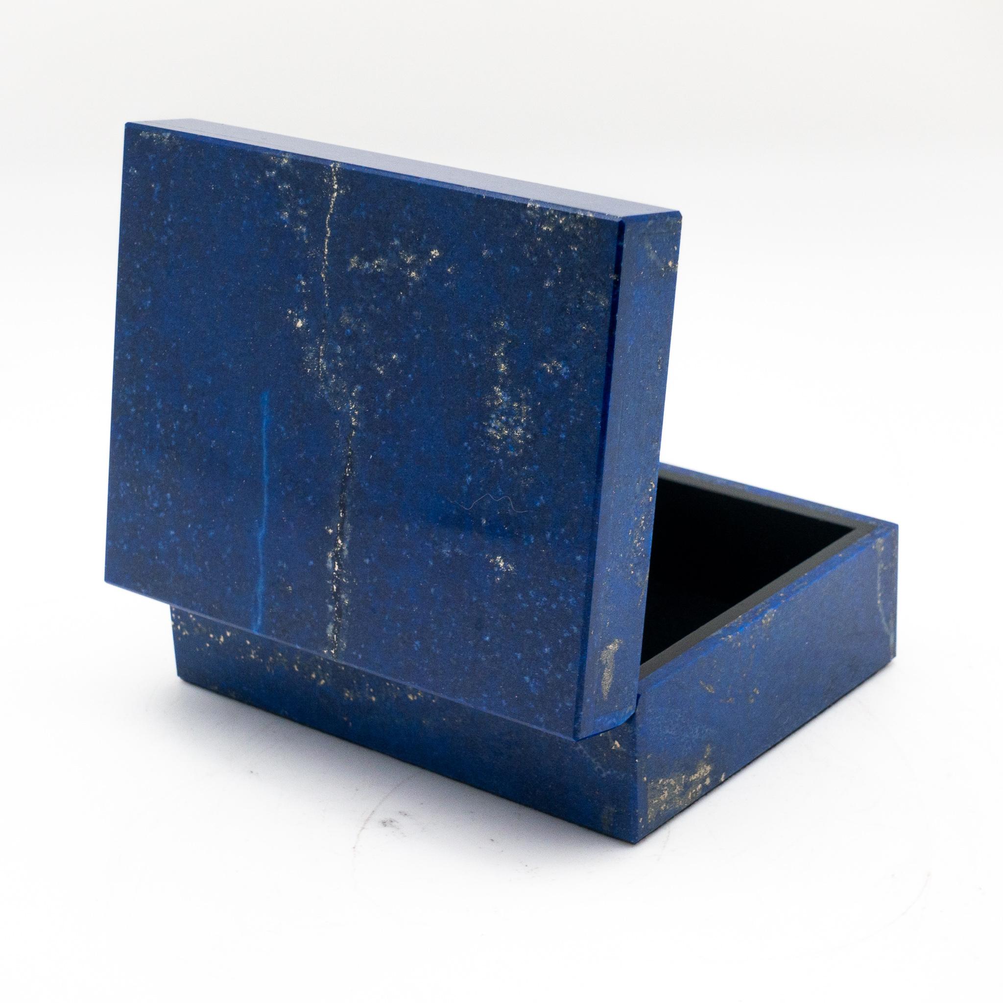 Lapis Lazuli Box with Hinged Lid at 1stDibs