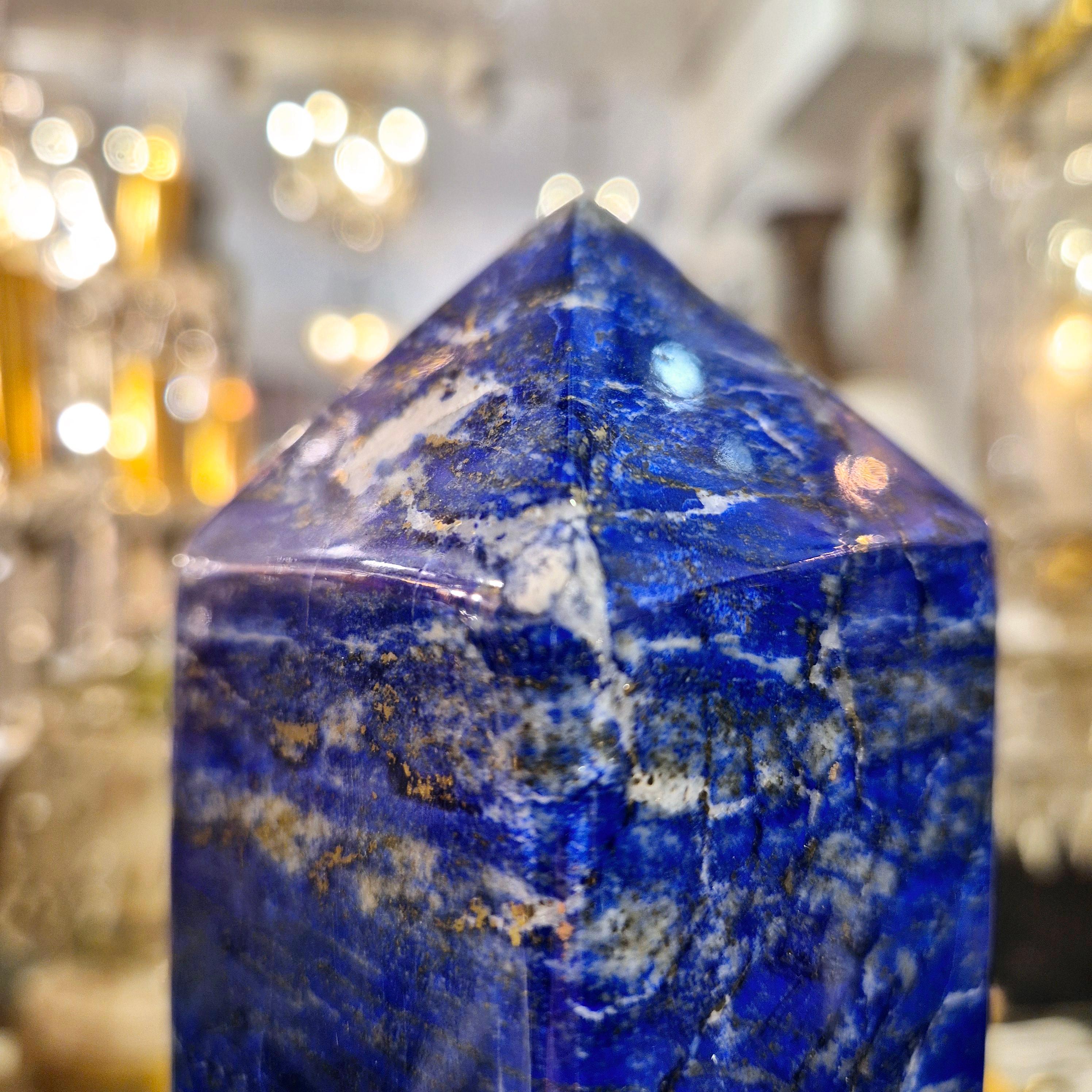 Lapis lazuli obelisks mounted on a gilded bronze base, 19th century For ...
