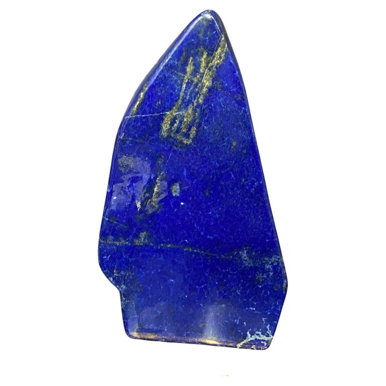 Lapis-Lazulli Monted in a Brass Base For Sale at 1stDibs