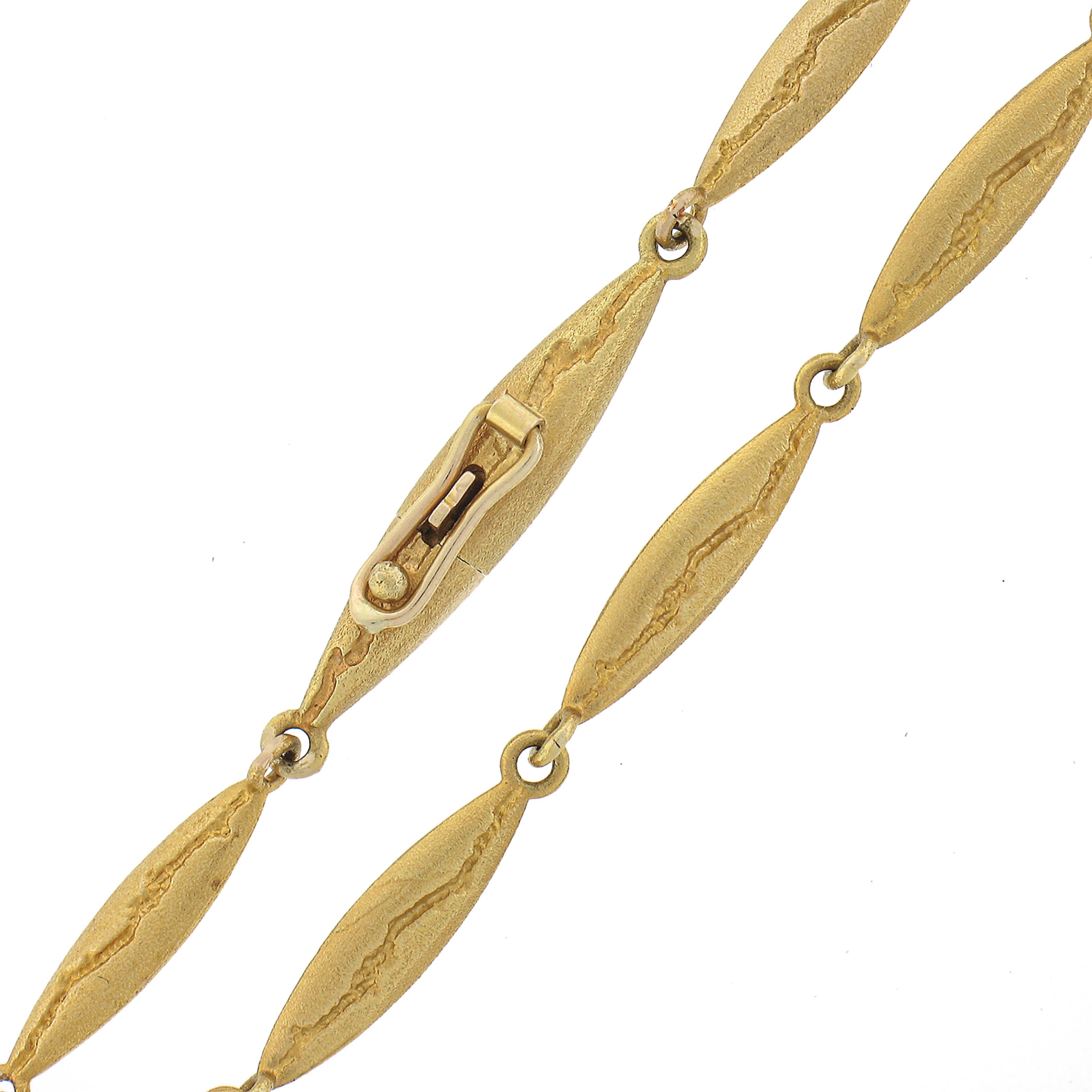 Lapponia 14k Yellow Gold Long Tanzanite / Iolite 18" Detailed Statement ...