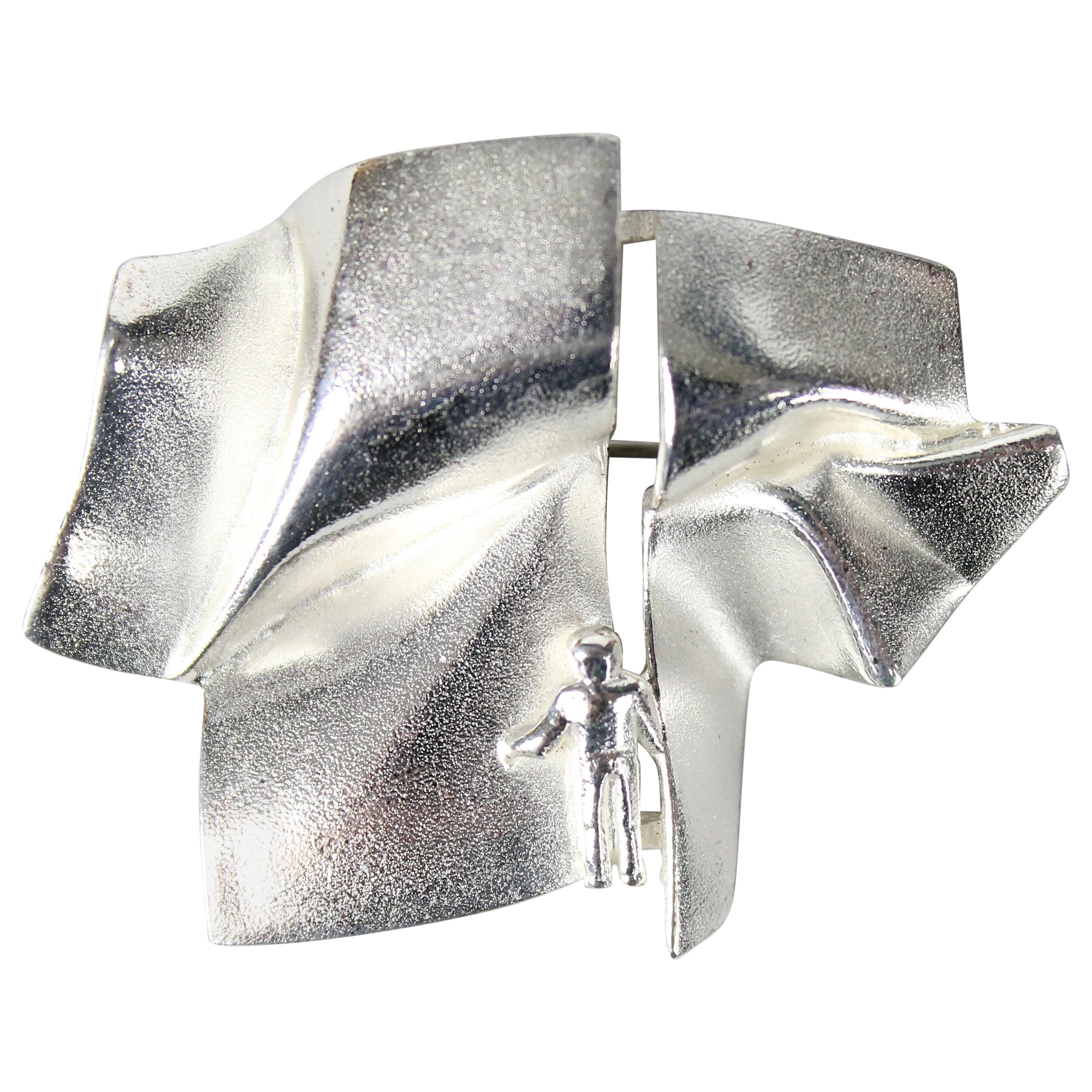 Swedish Sterling Silver Per Sköld Stockholm 1954 Brooch at 1stDibs ...