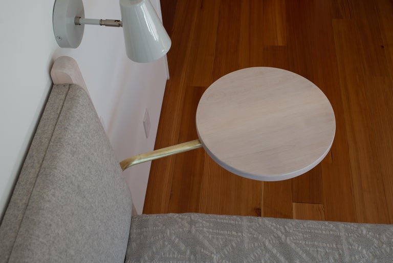 Lapwing Bed with Pivoting Side Tables and Upholstered Headboard in ...