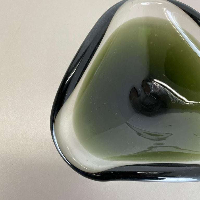 Large 1, 3kg Murano Sculptural Glass Element Shell Ashtray Murano ...