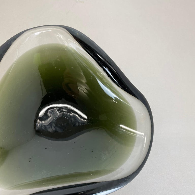 Large 1, 3kg Murano Sculptural Glass Element Shell Ashtray Murano ...