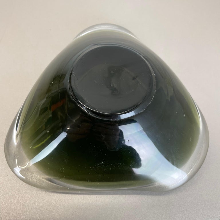 Large 1, 3kg Murano Sculptural Glass Element Shell Ashtray Murano ...