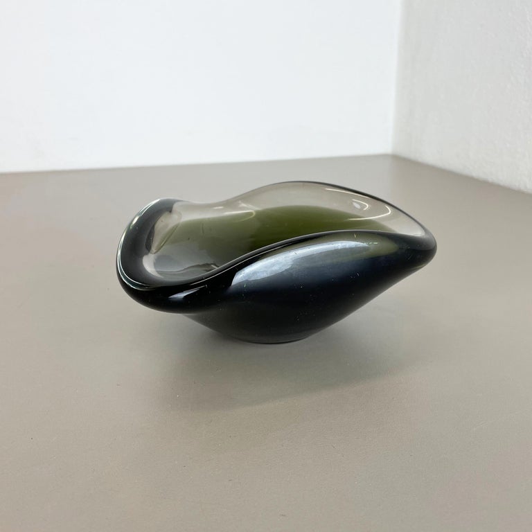 Large 1, 3kg Murano Sculptural Glass Element Shell Ashtray Murano ...
