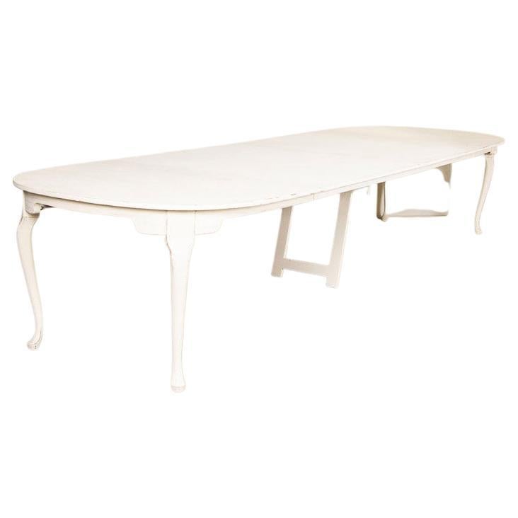 Scandinavian Swedish Antique Painted Dining Table at 1stDibs