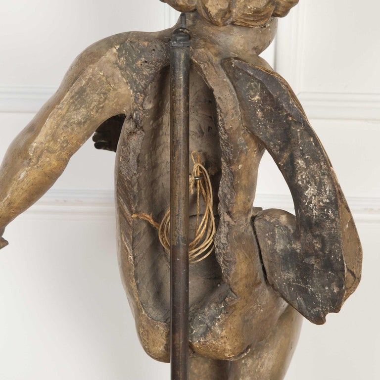 Large 17th Century Italian Cherub For Sale at 1stDibs