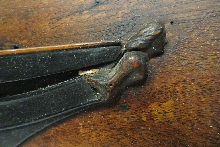 Large 1810 Half Hull Sailing Ship Model with Rare Bowsprit For Sale at ...