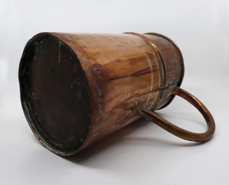 Large 18th Century English Antique Copper Ale Jug at 1stDibs