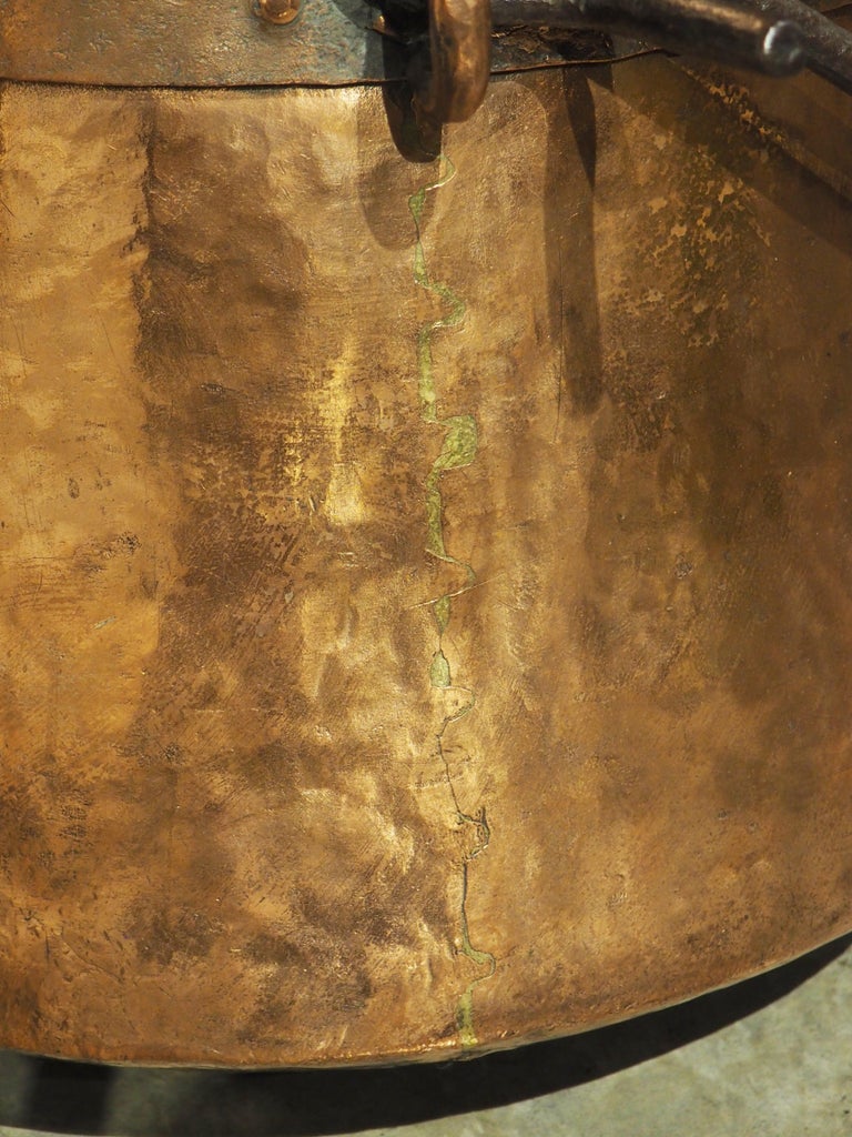 Large 18th Century Copper and Wrought Iron Chaudron from France For ...