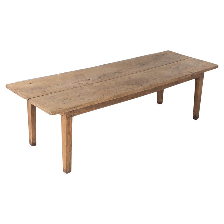 Large 18th Century English Ash Farmhouse Table at 1stDibs
