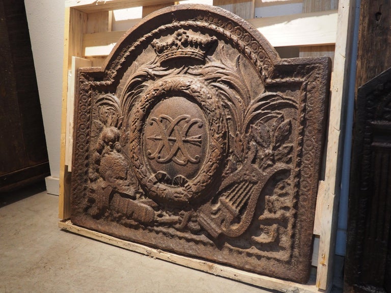 Large 18th Century Fireback from Eastern France, Circa 1785 For Sale at ...