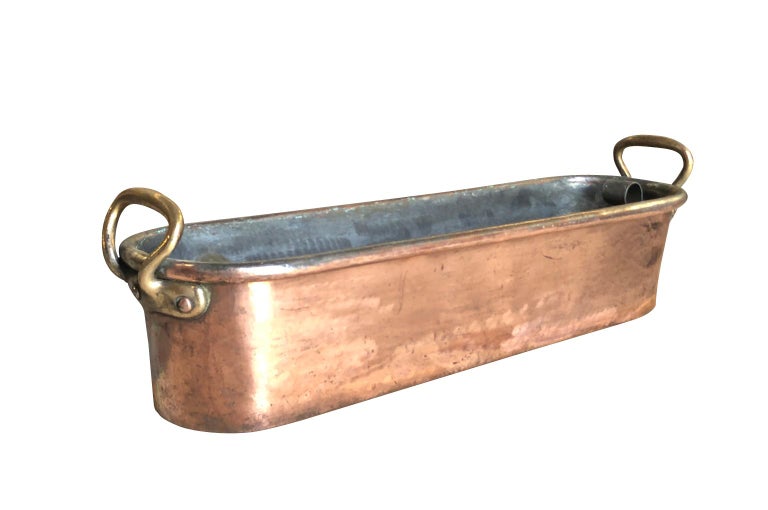 Large 18th Century French Copper Fish Pan at 1stDibs