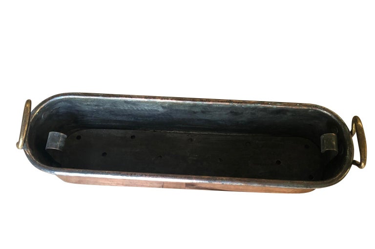 Large 18th Century French Copper Fish Pan at 1stDibs