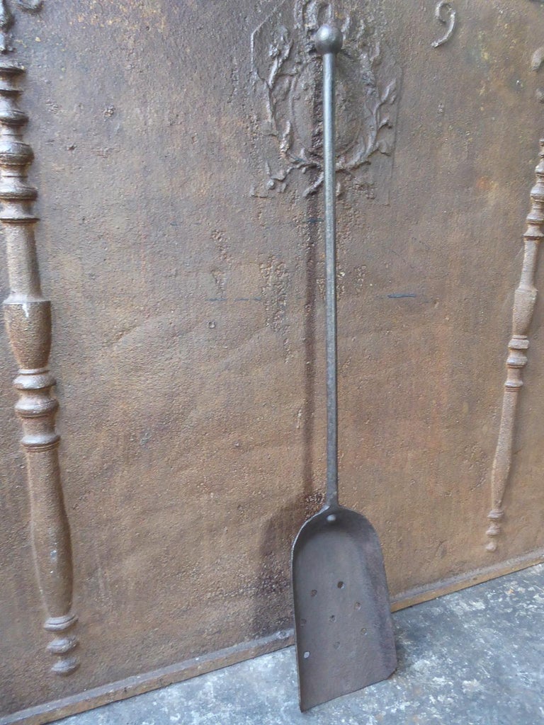 Large 18th Century French Fireplace Shovel or Fire Shovel at 1stDibs