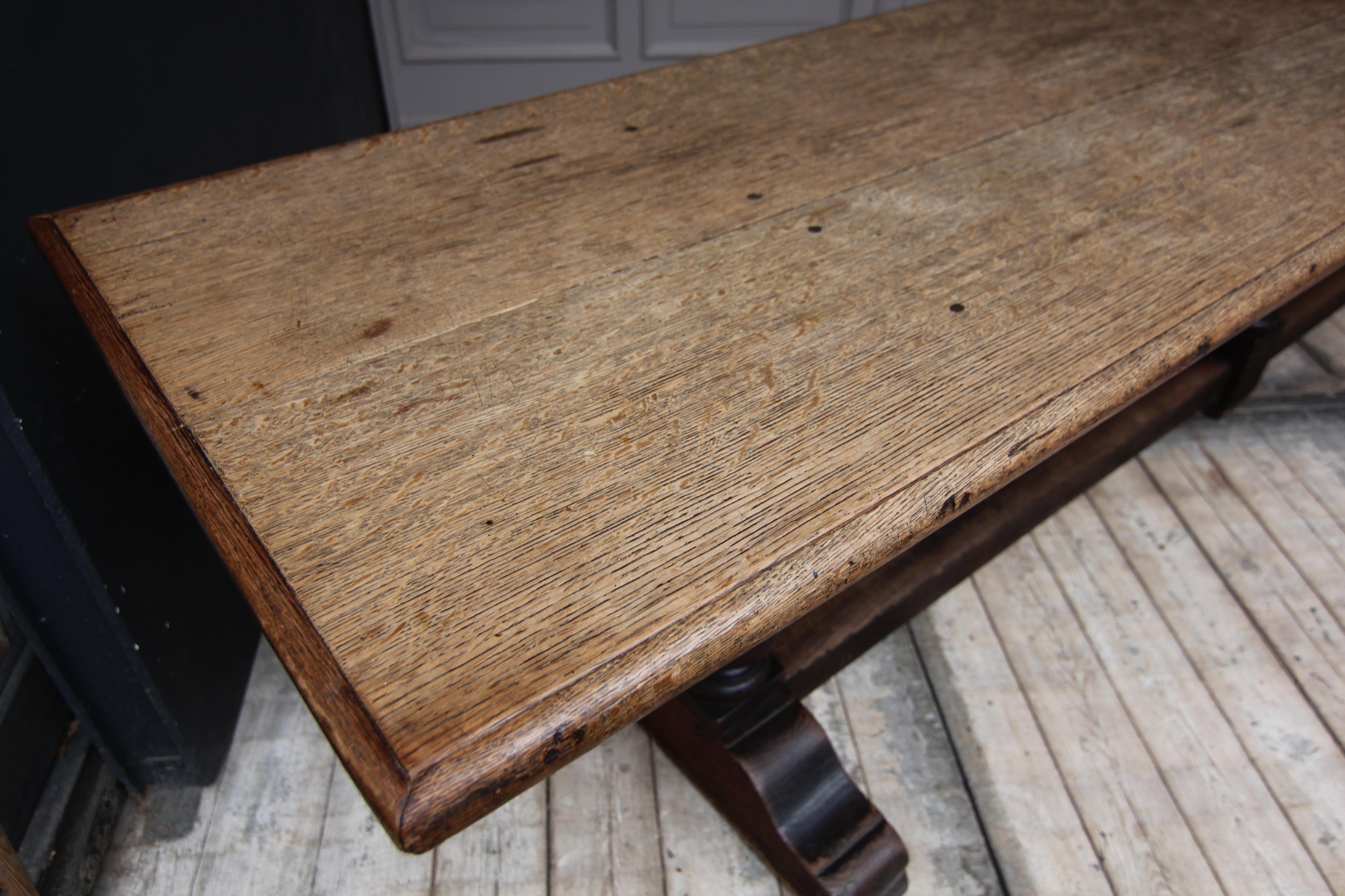 Large 18th Century French Oak Monastery Refectory Table at 1stDibs | bo ...