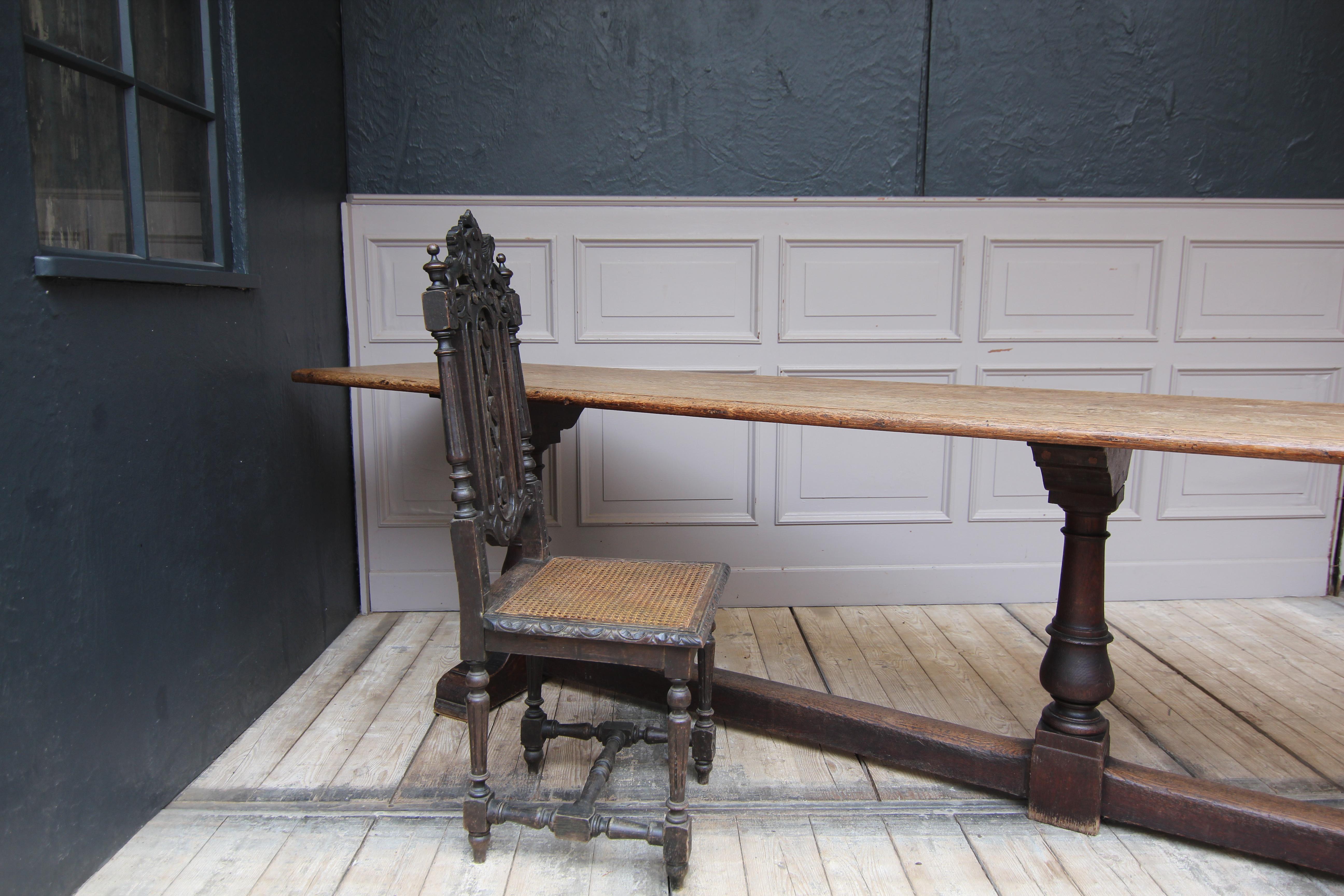 Large 18th Century French Oak Monastery Refectory Table at 1stDibs | bo ...