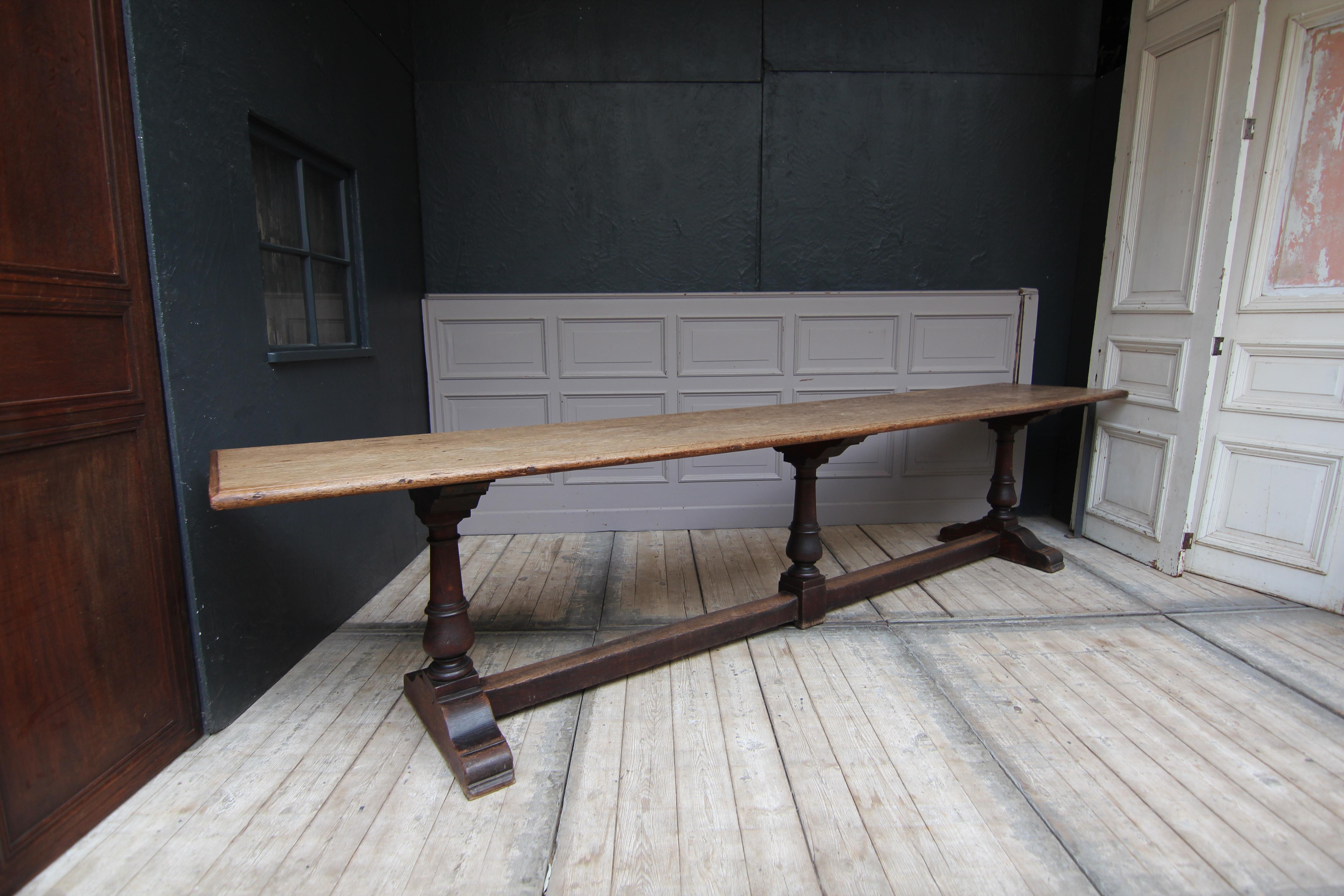 Large 18th Century French Oak Monastery Refectory Table at 1stDibs | bo ...