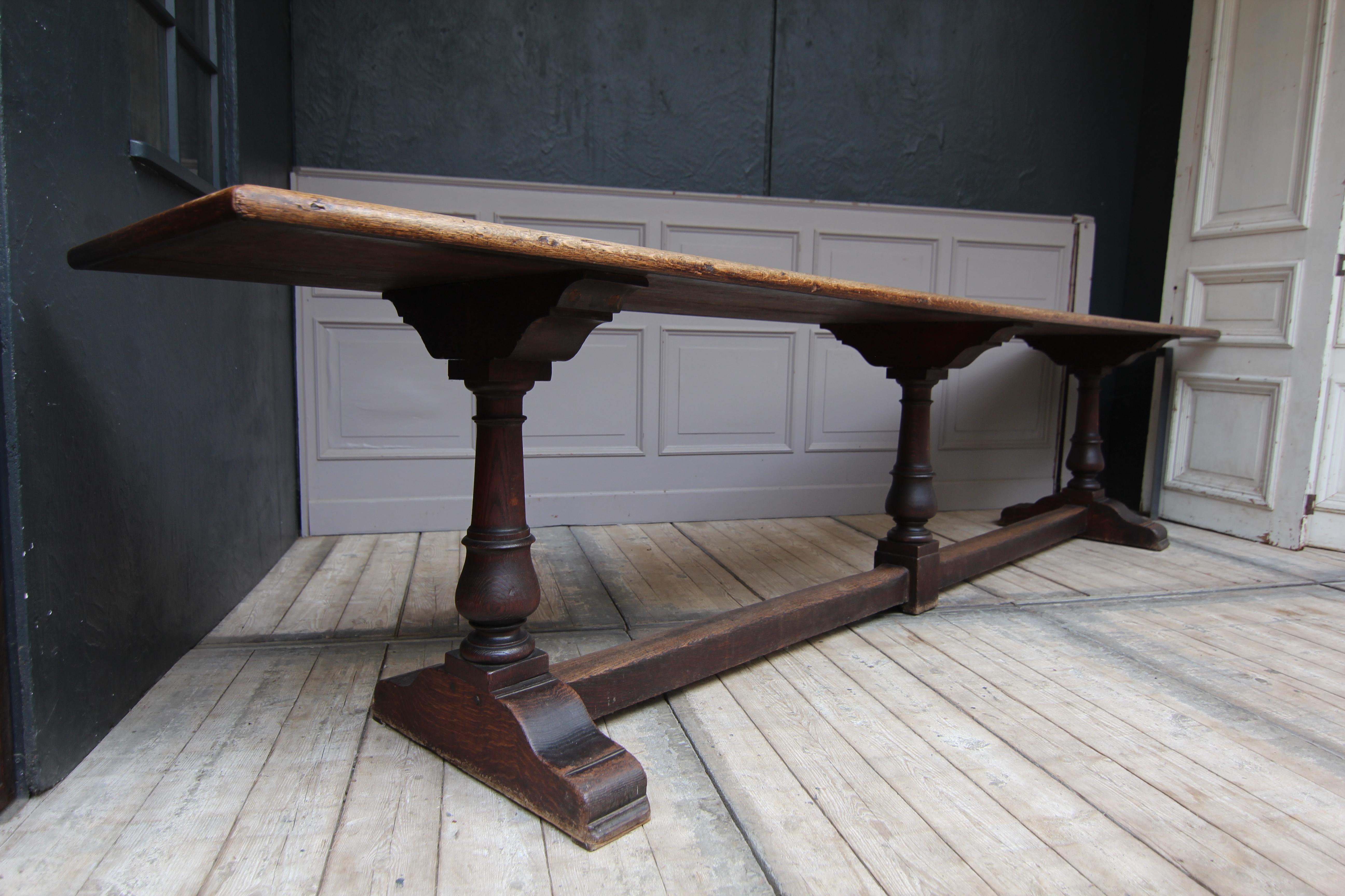 Large 18th Century French Oak Monastery Refectory Table at 1stDibs | bo ...