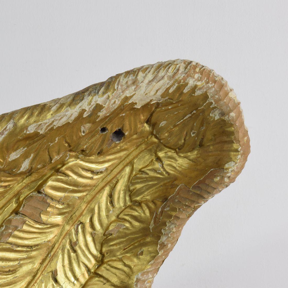 Large 18th Century, Italian Carved Wooden Wing of a Baroque Angel at ...