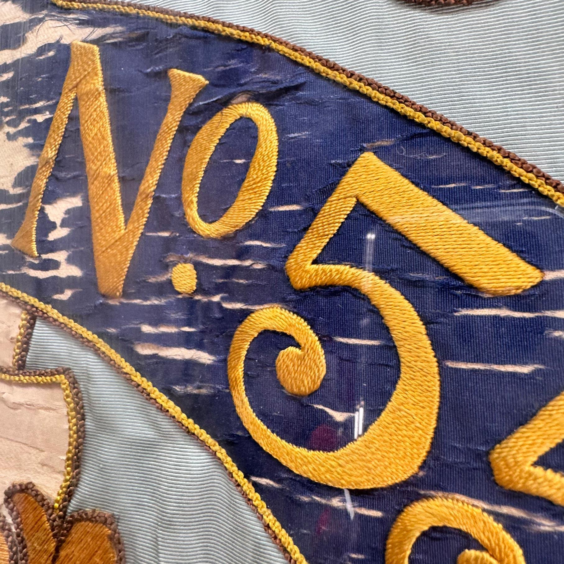 Large 1930's Embroidered English Freemasons Banner at 1stDibs