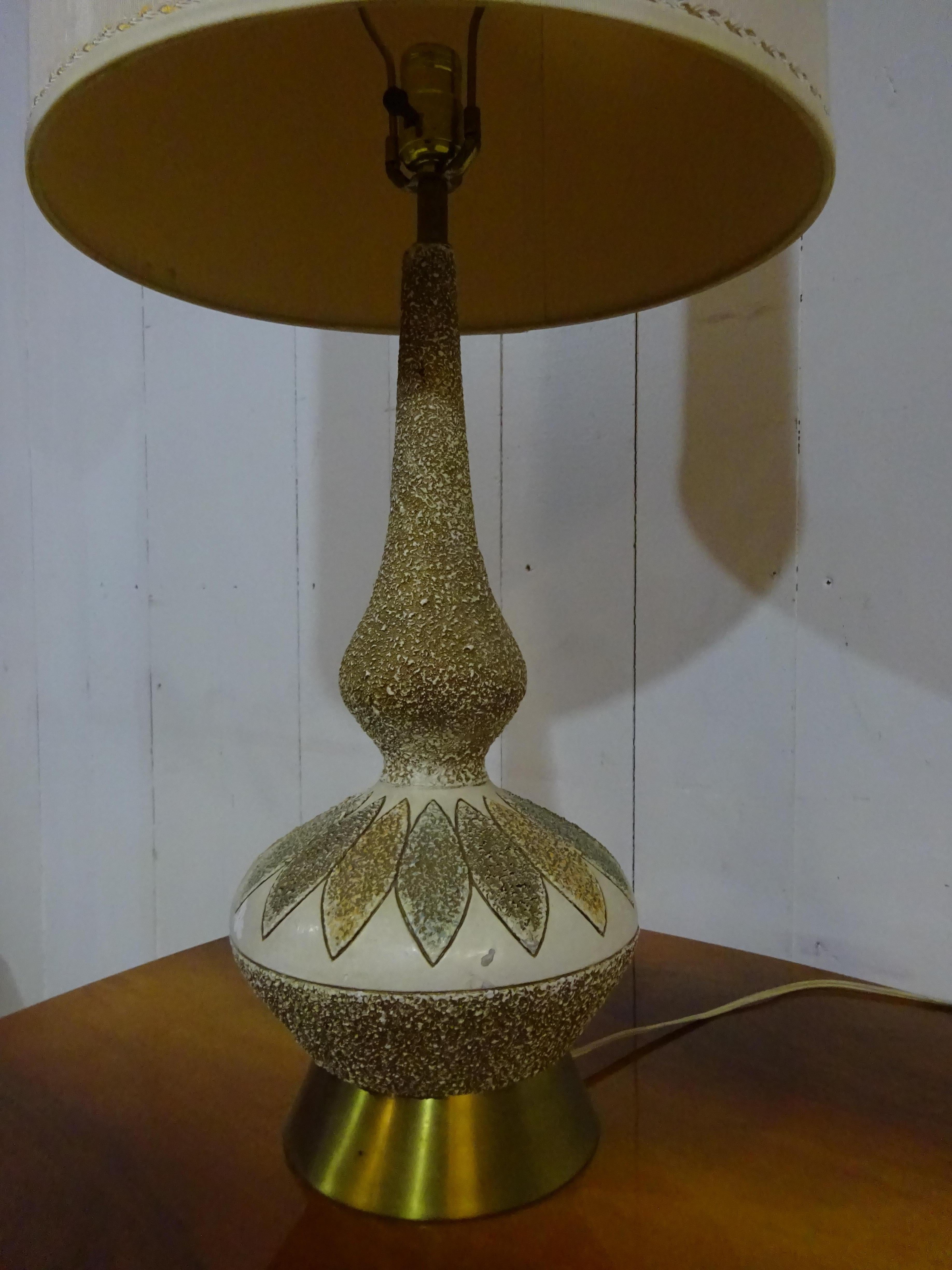 Large 1950's Table Lamp For Sale at 1stDibs