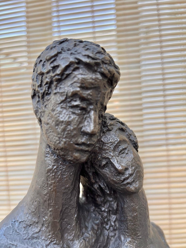 Large 1960s Brutalist Austin Production Sculpture by Edward Schillaci ...