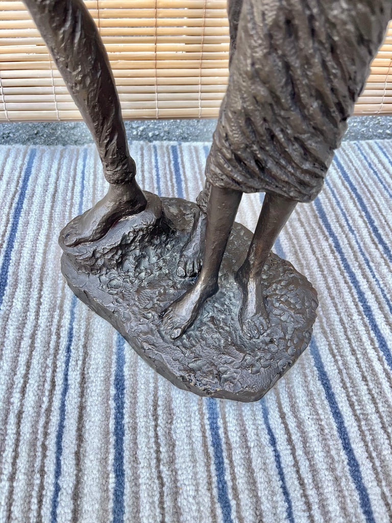 Large 1960s Brutalist Austin Production Sculpture by Edward Schillaci ...