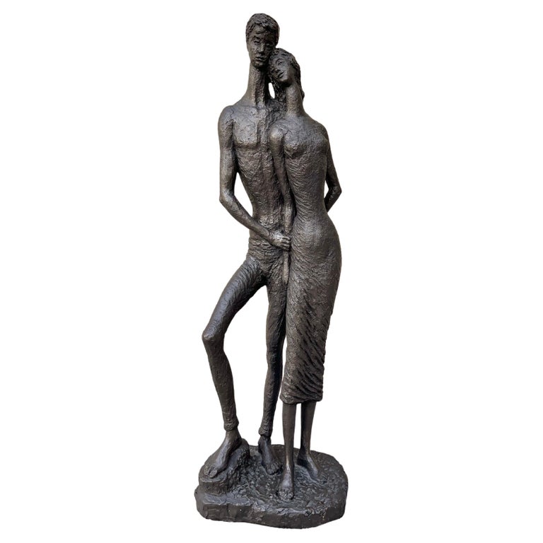 Large 1960s Brutalist Austin Production Sculpture by Edward Schillaci ...