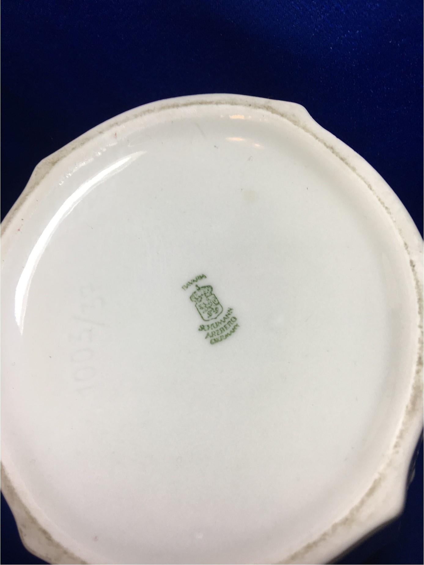 Large 1960s White Vase Sailing Ship by Schumann of Arzberg in Bavaria ...