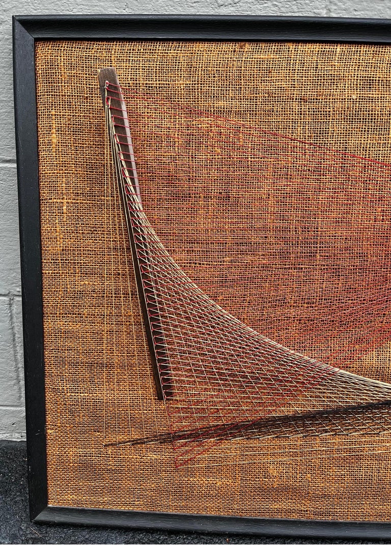 Large 1964 "String Art" Wall Art at 1stDibs