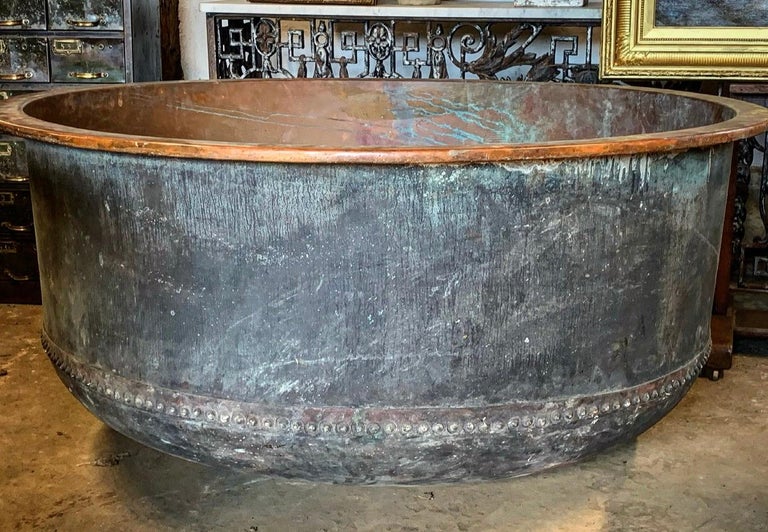 Large 19th Century Copper Cheese Vat at 1stDibs | copper cheese vat for ...