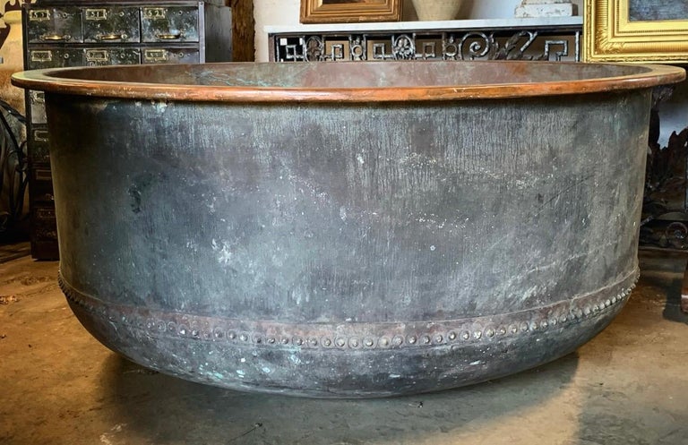 Large 19th Century Copper Cheese Vat at 1stDibs | copper cheese vat for ...