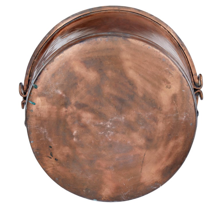 Large 19th Century Copper Cooking Vessel at 1stDibs